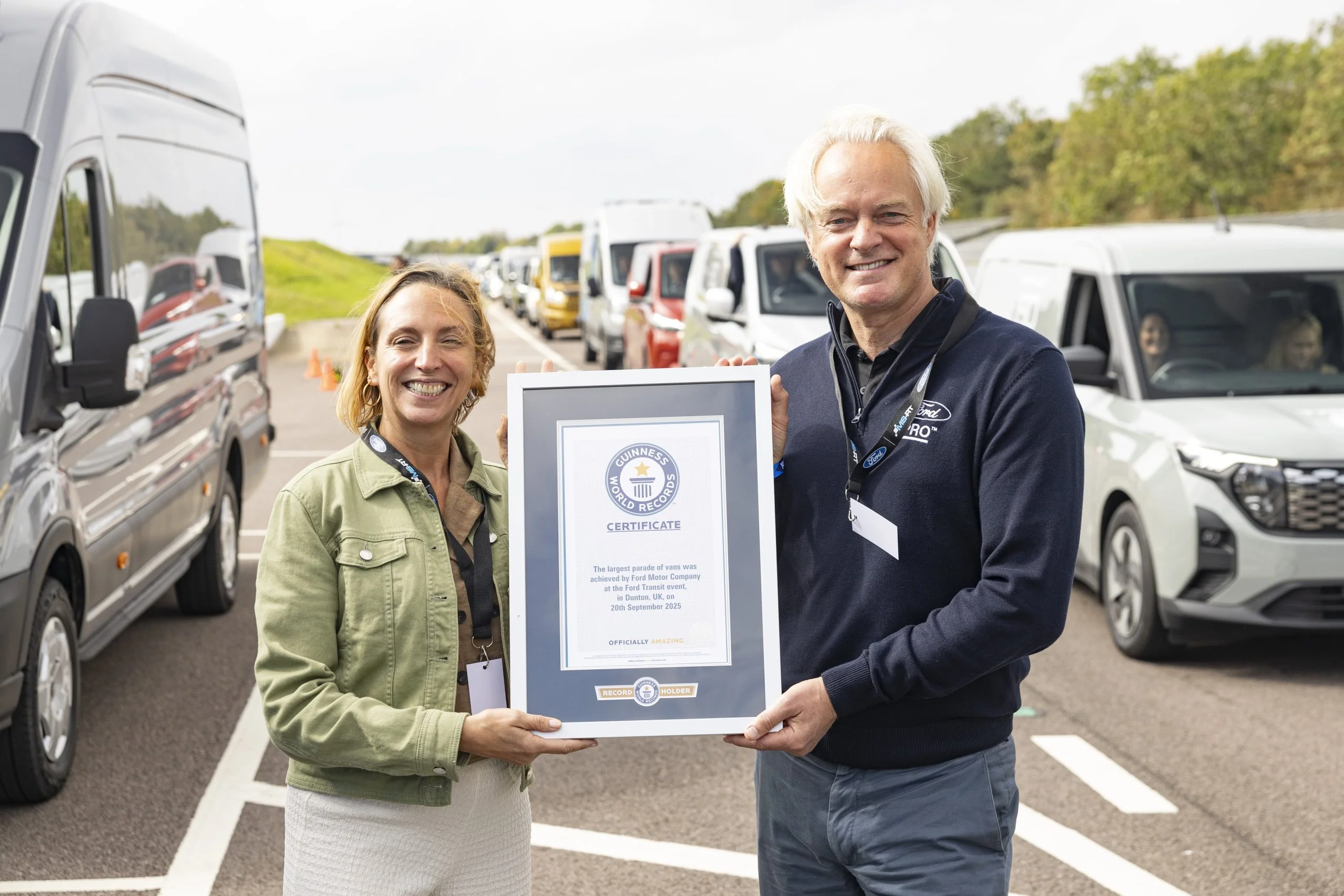 All in a Day’s Work as Iconic Ford Transit Sets Guinness World Records ...